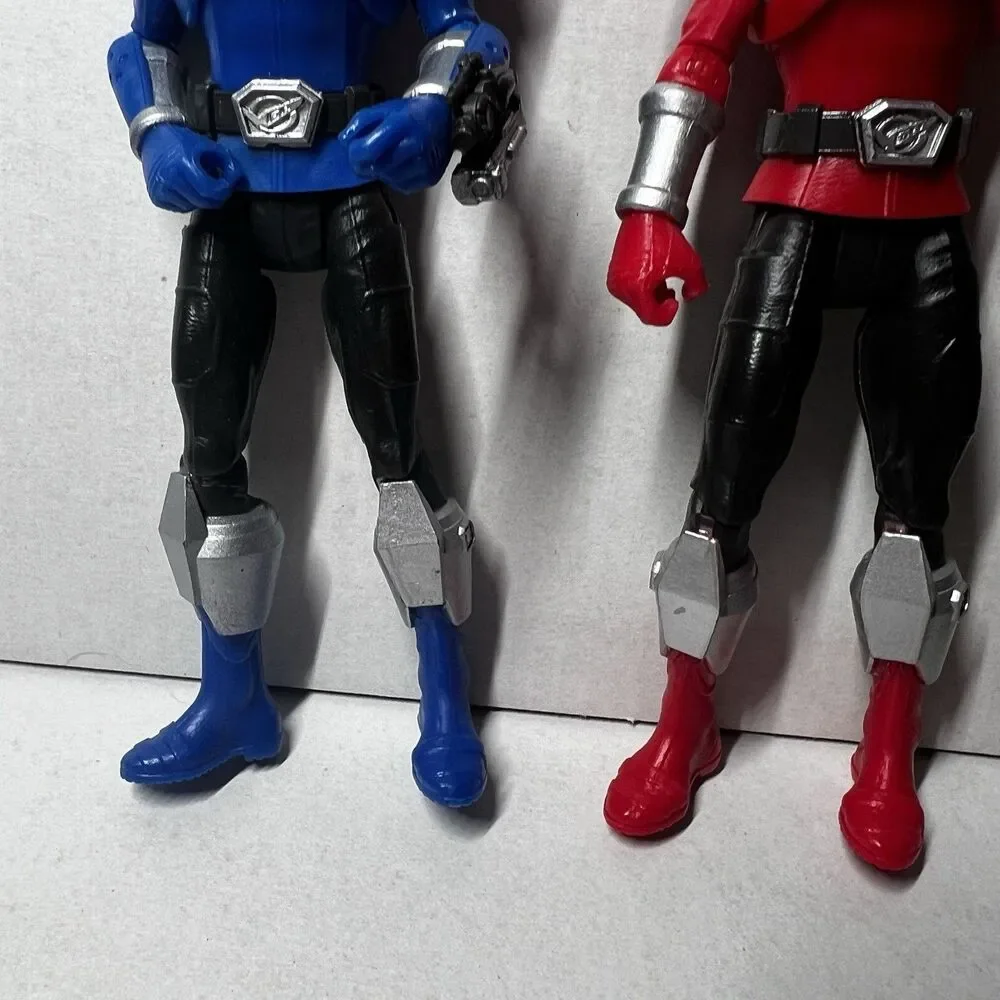 Hasbro | Toys | Power Rangers Beast Morphers Figure Lot Red Blue Gold 6 ...